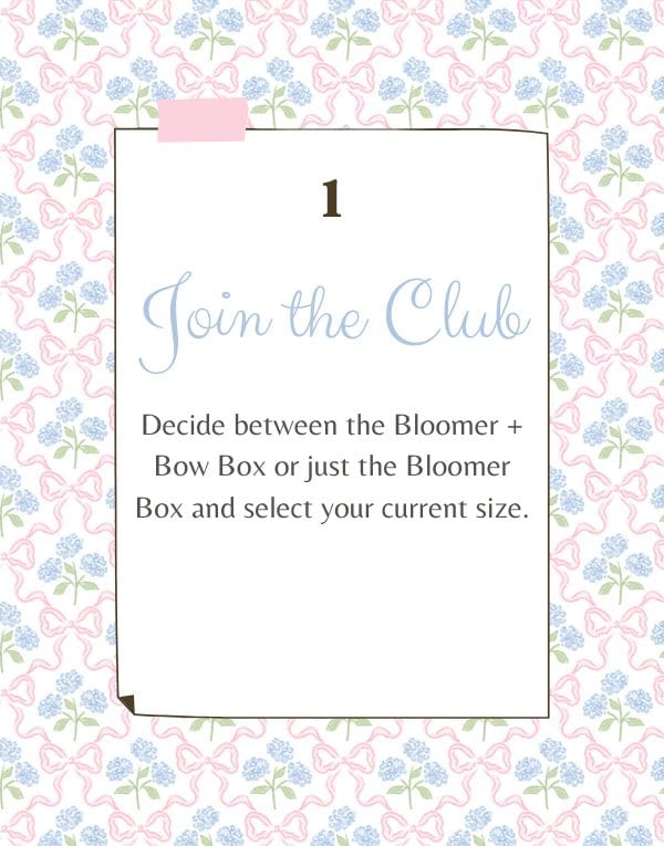Miss Monogram Bloomer Box - Monogrammed Bloomer Subscription
