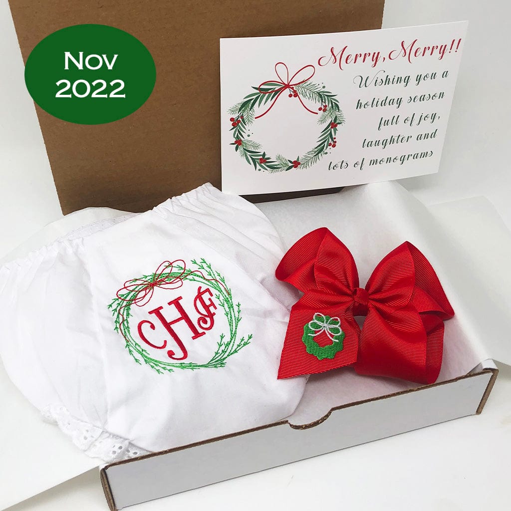 Miss Monogram Bloomer Box - Monogrammed Bloomer Subscription