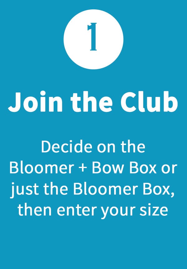 Miss Monogram Bloomer Box - Monogrammed Bloomer Subscription