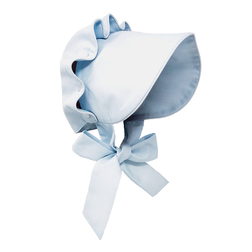 Personalized Blue Baby Bonnet, Classic Baby Bonnet with Monogram – Miss ...